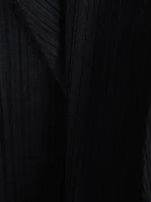 Issey Miyake Long Sleeve Pleated Cardigan