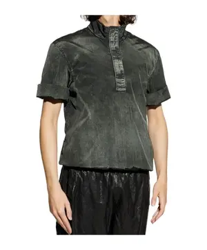 DIESEL® Denim-effect Short-sleeve Polo Shirt