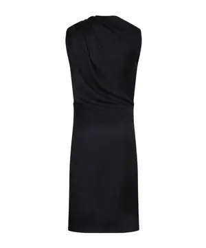 LANVIN Boat Neck Arpège Midi Dress
