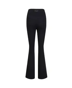 LIUREGALI Split High-rise Flared Jeans