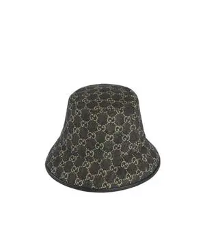 Gucci Gg Canvas Bucket Hat - Black