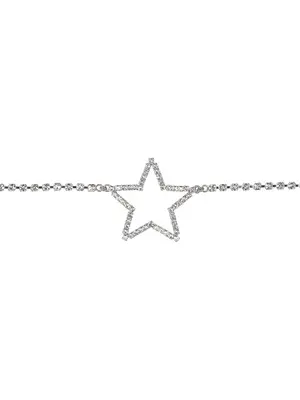 Alessandra Rich Crystal Star Waist Chain