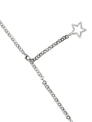 Alessandra Rich Crystal Star Waist Chain
