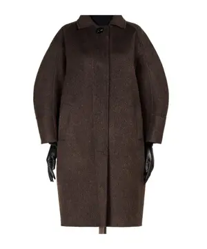 Max Mara Wool And Mohair Cocoon Coat