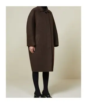 Max Mara Wool And Mohair Cocoon Coat