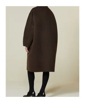 Max Mara Wool And Mohair Cocoon Coat