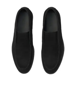 SCAROSSO Leonardo Round-toe Suede Ankle Boots