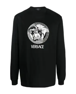Versace Logo-print Cotton T-shirt
