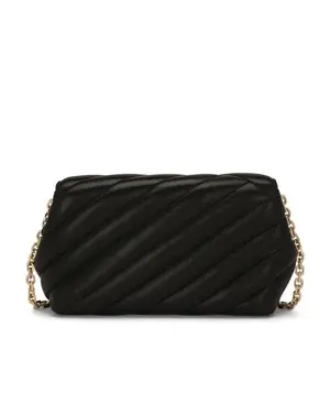 Dolce & Gabbana Quilted Logo Plaque Crossbody Bag