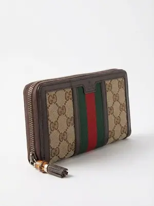 Gucci Gg Jacquard Wallet - Multicolor