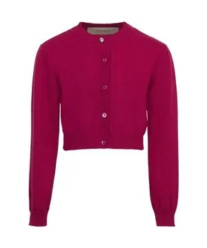 SIMONETTA Long-sleeved Knitted Cardigan
