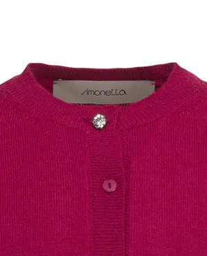 SIMONETTA Long-sleeved Knitted Cardigan