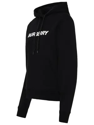 Burberry Logo Printed Drawstring Hoodie