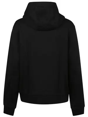 Burberry Logo Printed Drawstring Hoodie