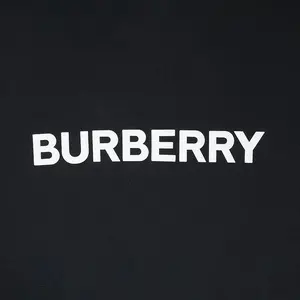Burberry Logo Printed Drawstring Hoodie