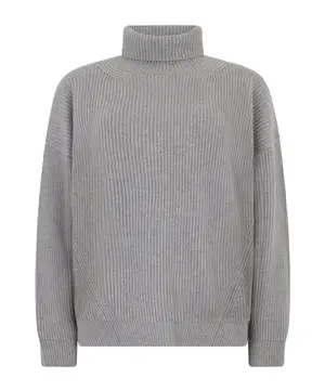 Peserico Silk-wool Blend Roll-neck Jumper