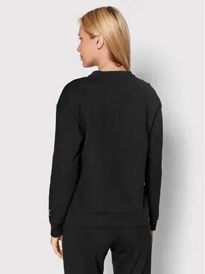 EA7 Logo Print Crew Neck Sweatshirt