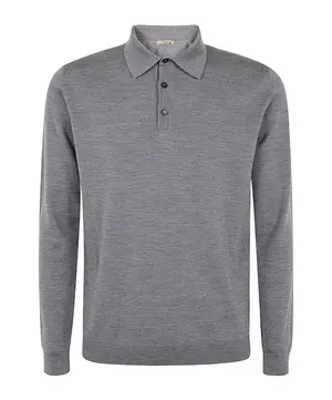 NUUR Long-sleeved Polo Sweater