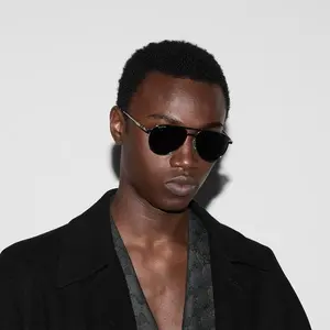 Gucci Aviator Frame Sunglasses - Gray