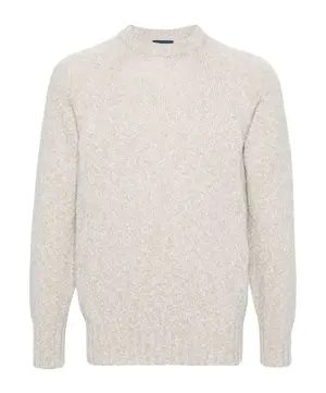 DRUMOHR Crew Neck Knit Sweater With Ribbed Cuffs And Hem - Multi