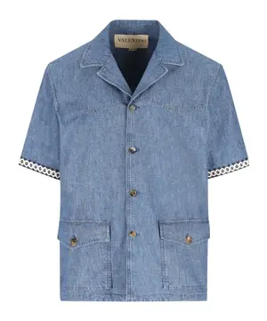 Valentino Garavani Button-up Denim Shirt