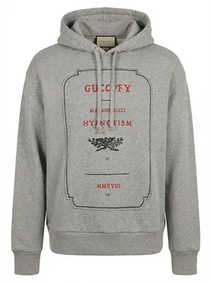 Gucci Printed Hooded Hoodie