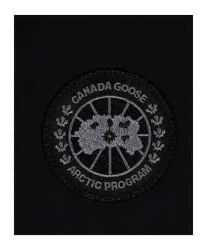 Canada Goose Sleeveless Quilted Vest With Logo Patch - Black