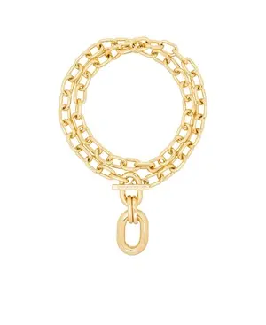 Rabanne Paco Rabanne Double-Wrap Chain Necklace Multicolor