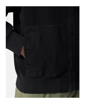 Stone Island Oversized Zip-up Hooded Jacket With Pockets
