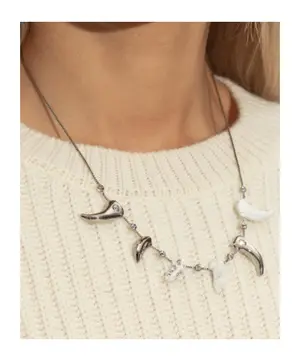 Marni Embellished Claws Necklace