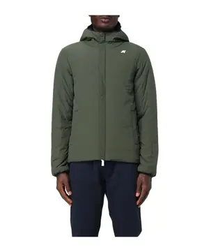 K-WAY Long Sleeve Hooded Reversible Zip-up Jacket