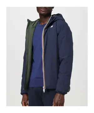 K-WAY Long Sleeve Hooded Reversible Zip-up Jacket