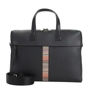 Paul Smith Signature Stripe Trim Folio - Black