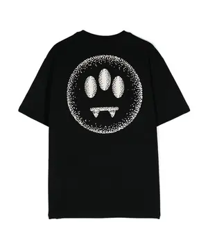 BARROW Smiley Print Cotton T-shirt