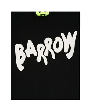 BARROW Smiley Print Cotton T-shirt