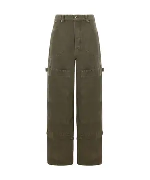 Off-White Logo Patch Straight-leg Jeans