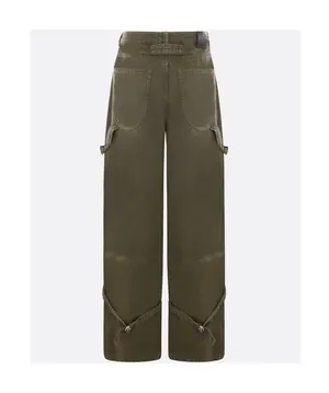 Off-White Logo Patch Straight-leg Jeans