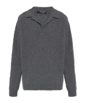 Balmain Collared Knitwear For Men