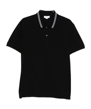Alexander McQueen Logo Collar Short Sleeved Polo Shirt