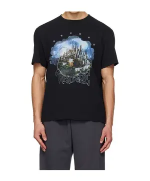 We11Done Crew Neck Short-sleeved T-shirt - Black