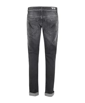 DONDUP Rolled Hem Slim Fit Pants