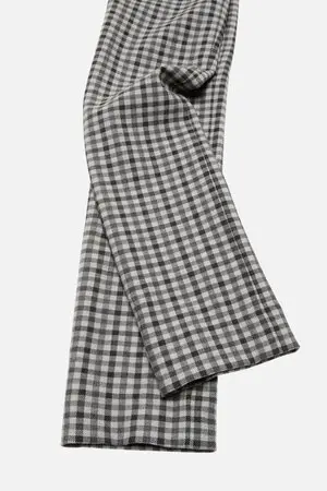 Acne Studios Gingham Check Stretch Wool Trousers