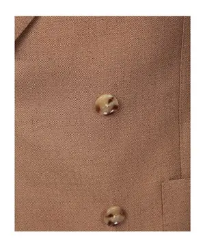 LARDINI Double Breasted Blazer - Beige