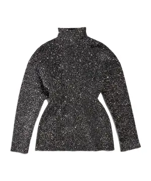 Balenciaga Paillette Engineered Hourglass Top