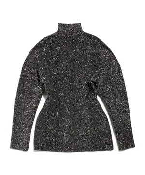 Balenciaga Paillette Engineered Hourglass Top