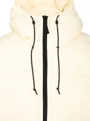 Stone Island Drawstring Hooded Puffer Jacket - Ivory