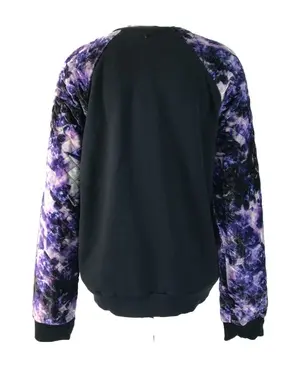 Sportmax Long-sleeved Hoodie With Tie-dye Details