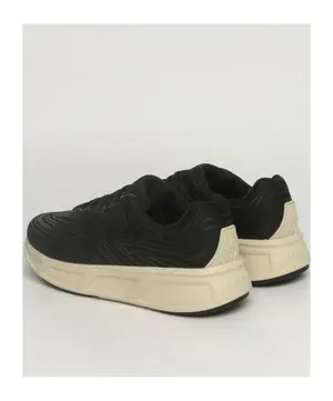 FESSURA Logo Lace-up Sneakers With Mesh Design - Black