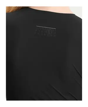 MAISON MARGIELA Long Sleeve Crewneck Bodysuit With Logo Print