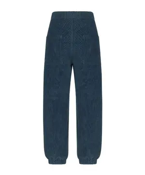 Dior Elastic Waist Casual Pants With Logo Detail